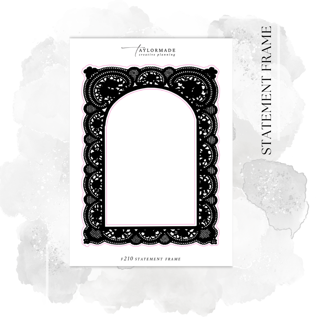 F210 - Foiled Statement Frame – Taylormade Creative Planning