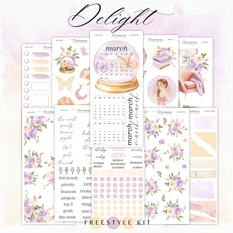 Taylormade Creative Planning - Premium Planner Sticker Shop